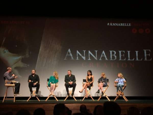 At The Premiere Of Annabelle: Creation With The Director and Cast ...