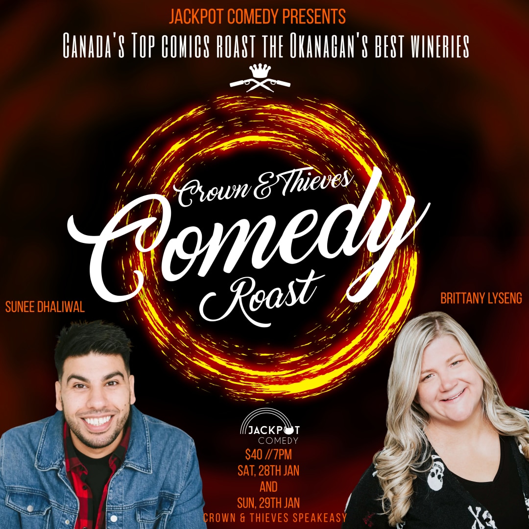 Jason Parkes Comedy Roast Jan. 28 & 29 - Gonzo Okanagan Music ...